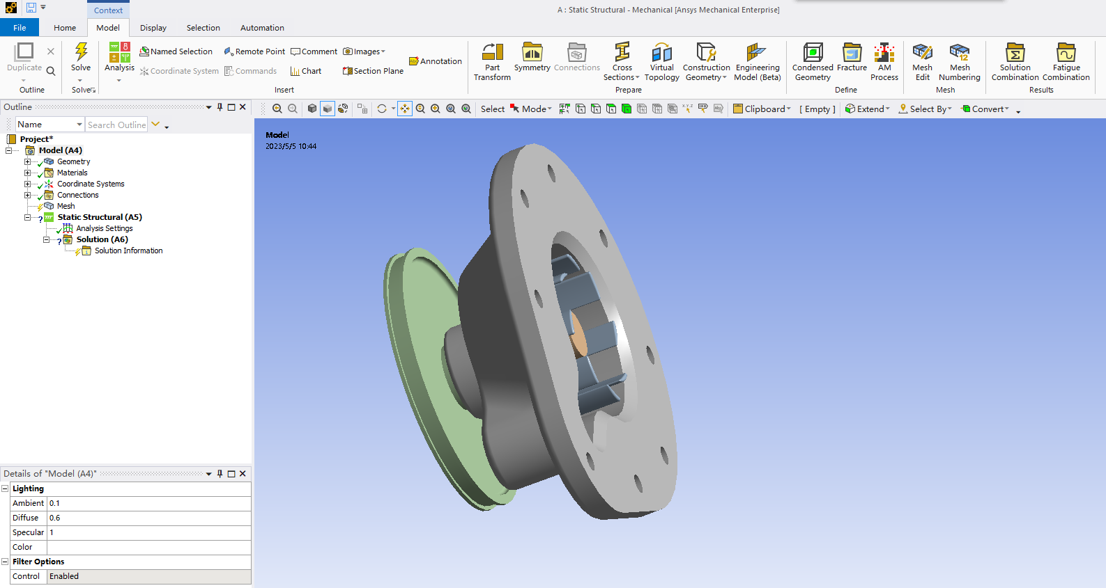 从零开始学ANSYS Mechanical入门15讲：自学静力学分析、模态计算、稳态热和动力学分析_Meshing-仿真秀视频课程