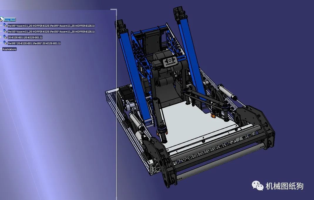 【机器人】FRC 2020 6328号机器人车3D图纸 STEP格式_机器人-仿真秀干货文章