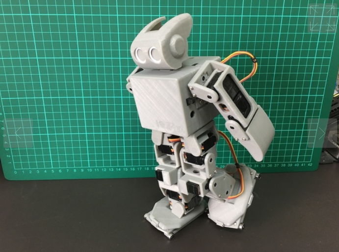 【3d打印】miniplan V6 Mason人形机器人3d打印图纸 Stl格式 附控制源代码 机器人 控制 仿真秀干货文章