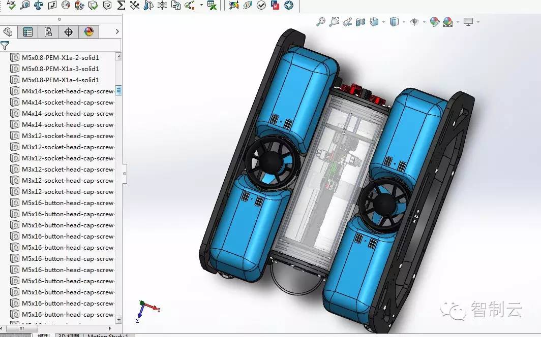【机器人】BlueROV2水下机器人精细三维建模图纸 solidworks设计 附IGS STEP_机器人-仿真秀干货文章