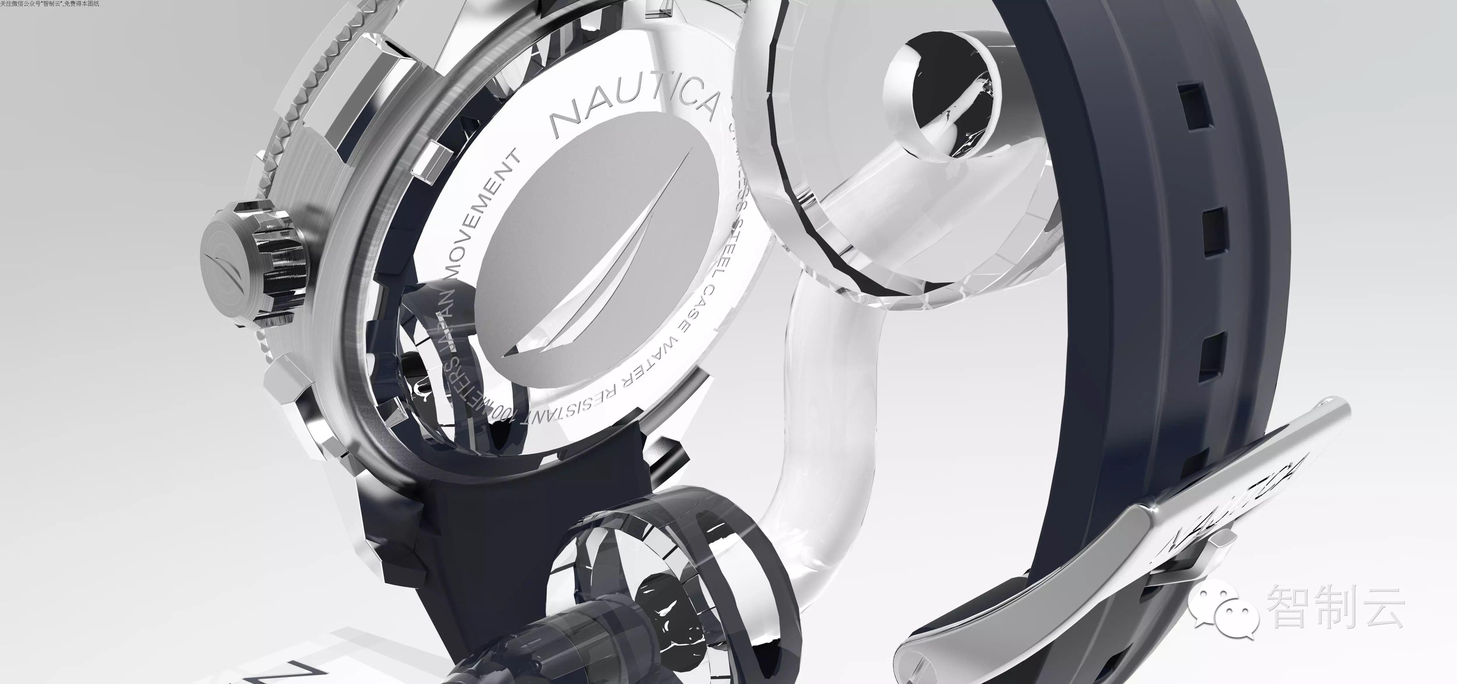【生活艺术】nautica A18724g手表三维建模图纸 Solidwokrs设计 Solidworks 仿真秀干货文章