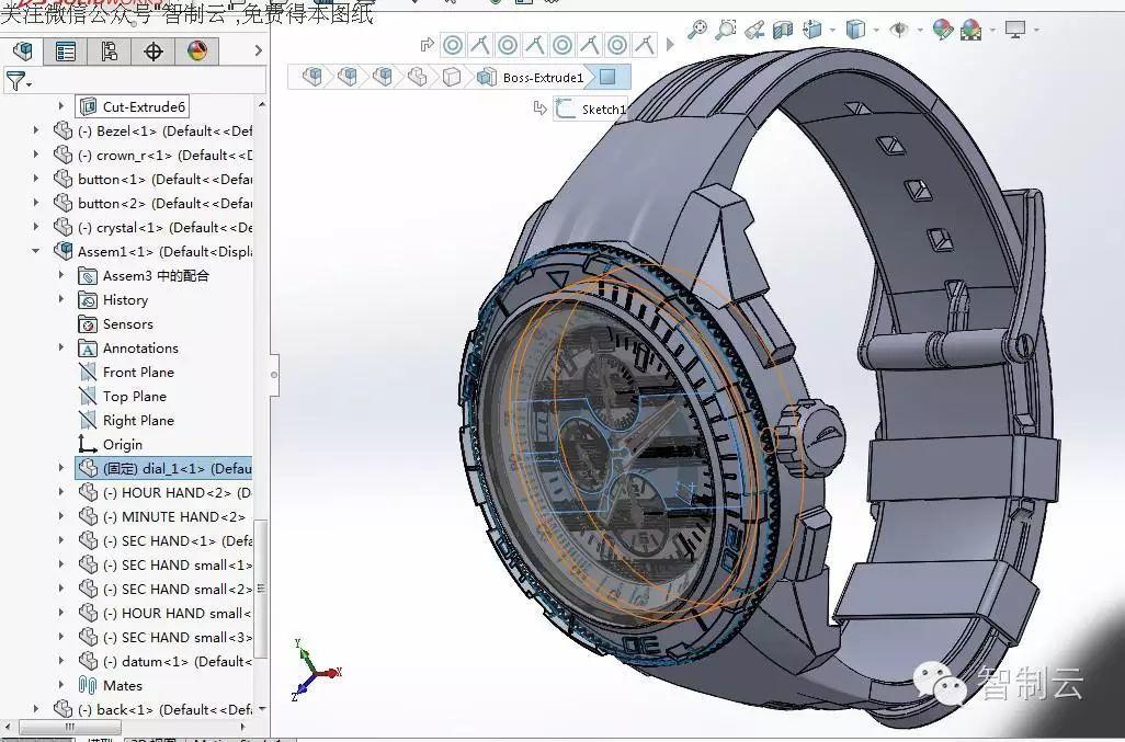 【生活艺术】nautica A18724g手表三维建模图纸 Solidwokrs设计 Solidworks 仿真秀干货文章