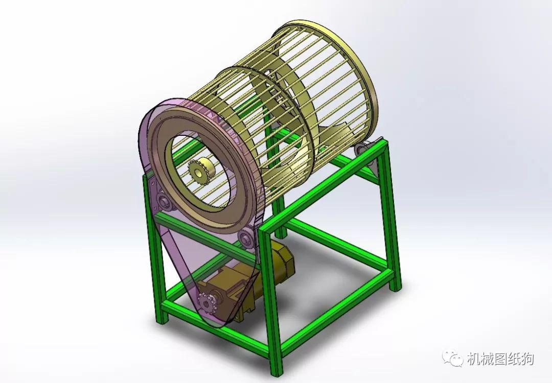 【工程机械】滚筒分级装置3d模型图纸 Solidworks设计 Solidworks 仿真秀干货文章