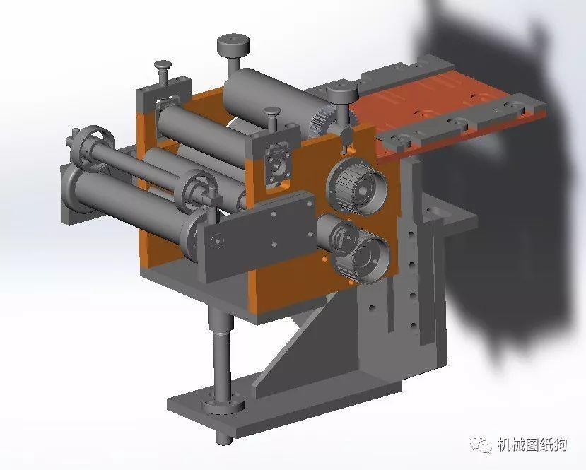 【工程机械】伺服冲压送料机构3d数模图纸 Solidworks Inventor设计 Solidworks 仿真秀干货文章