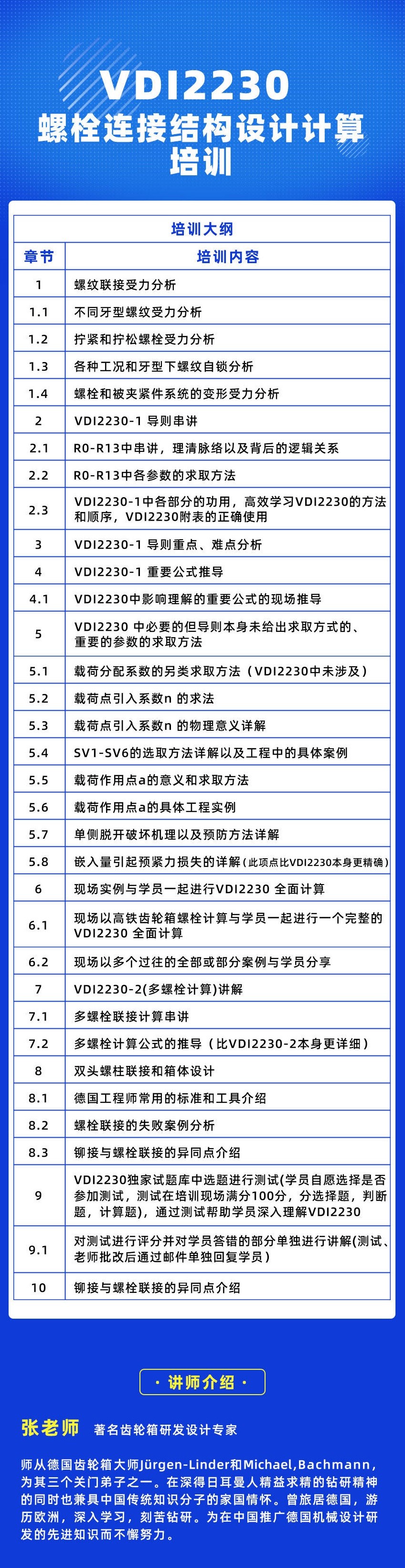 VDI2230 螺栓连接结构设计计算培训_仿真软件培训-仿真秀