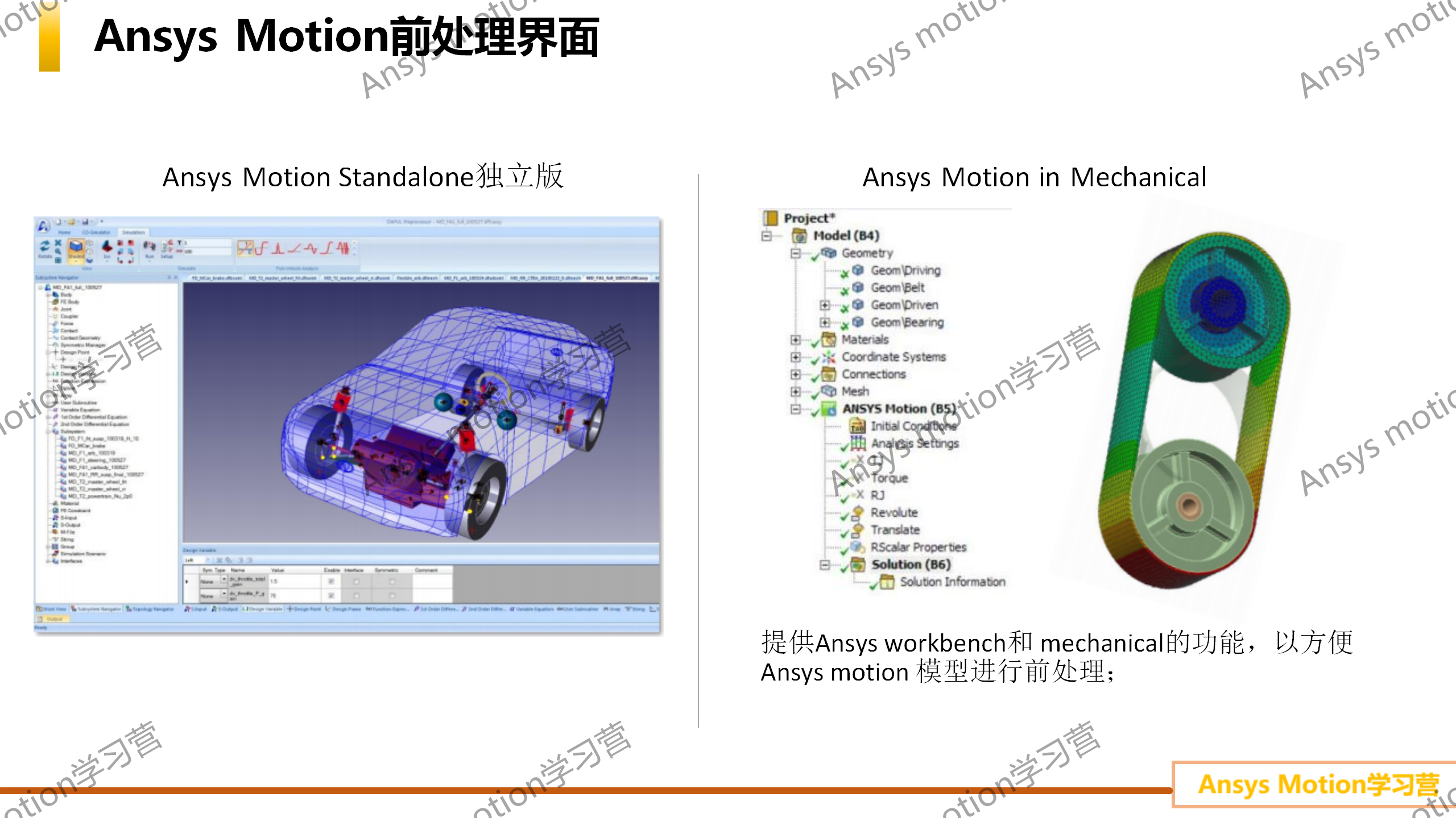 Ansys motion多体动力学基础教程（一）：软件介绍_多体动力学_ANSYS Motion-仿真秀干货文章
